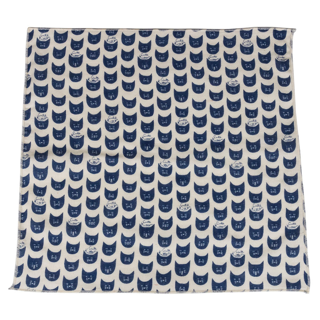 Cat Pocket Square/Handkerchief 'Gizmo' made in Canada – Cursor & Thread
